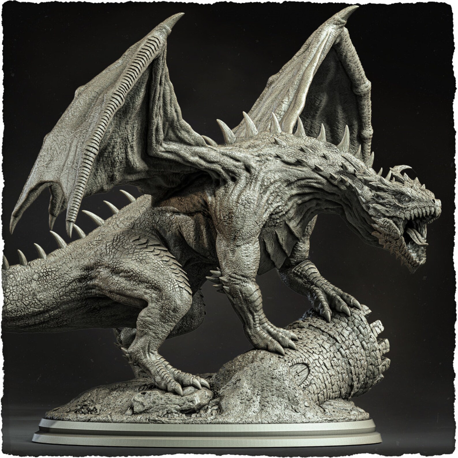 Emerald Dragon | Evox Arts | Enchanted Bestiary | RESIN | Fantasy| Dnd ...