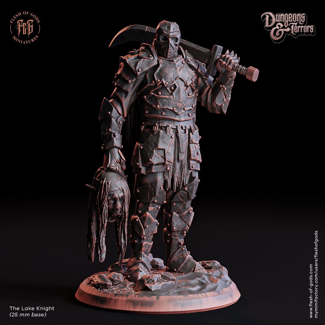 The Lake Knight | Flesh of Gods | Dungeons & Terrors | RESIN | Fantasy ...