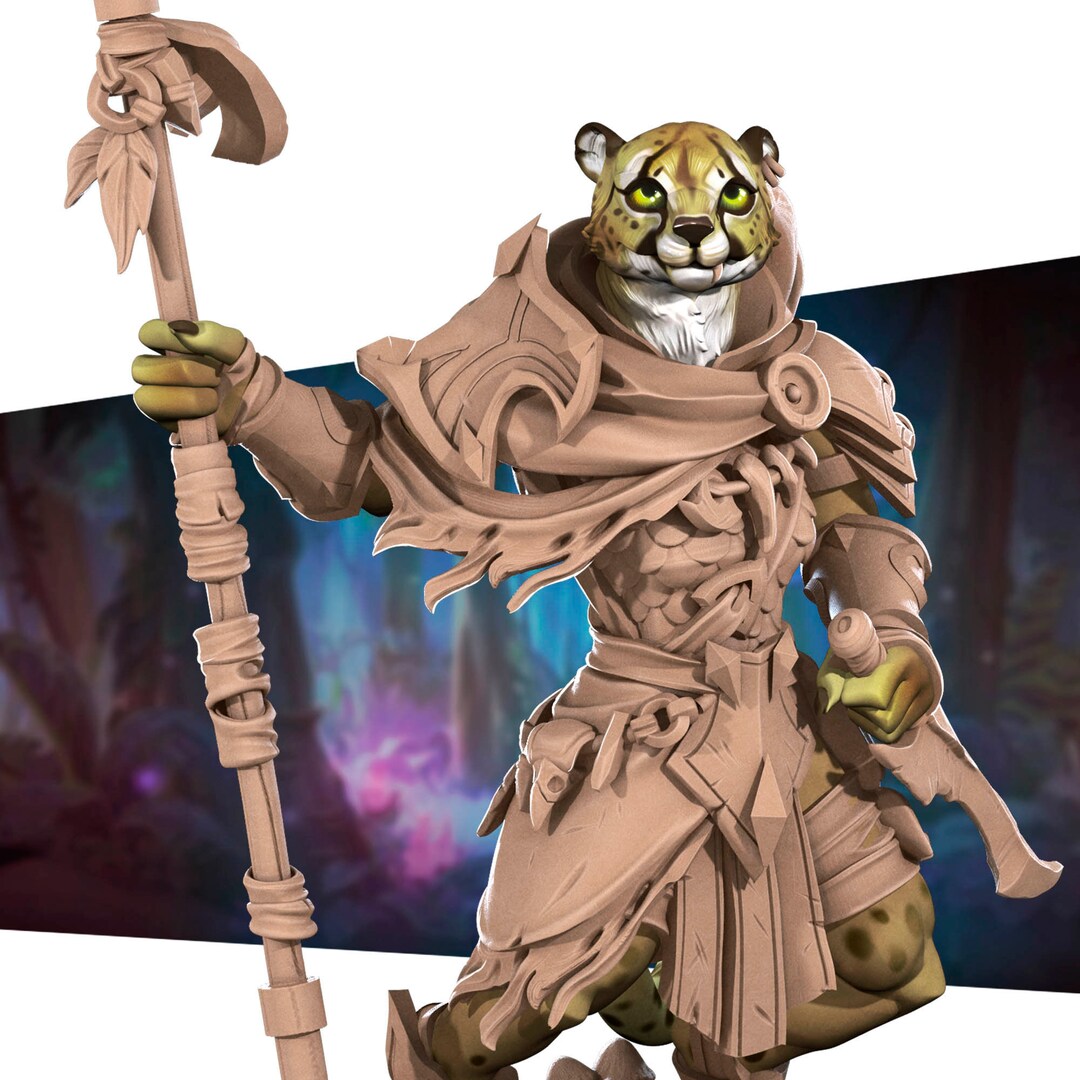 Tabaxi Ranger | Bite the Bullet | Tabaxis | RESIN | Fantasy | Dnd | RPG ...