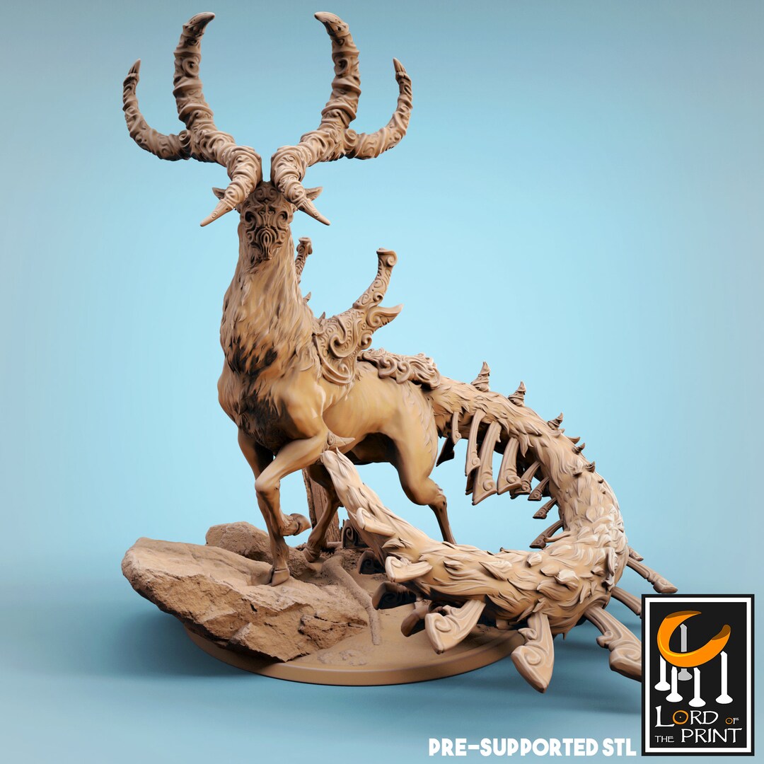 Forest God | Rescale Miniature | Let's Burn the Sacred Forest | 3D ...