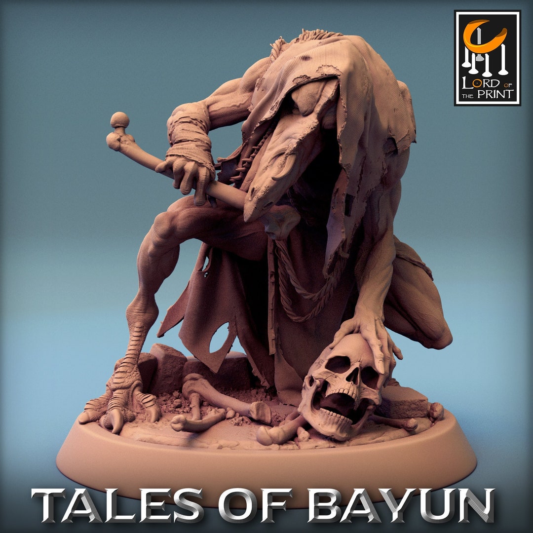Bayun Kikimora Goule Eat | Rescale Miniature | Tale of Bayun | RESIN ...