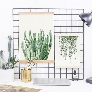 Poster Frame Magnetic Print Hanger Wooden Poster Hanger for Framing Art ...