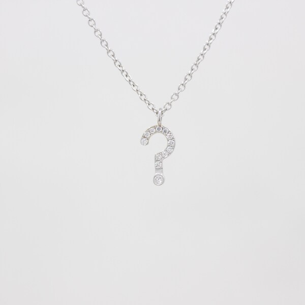 Question Mark Necklace - Etsy UK