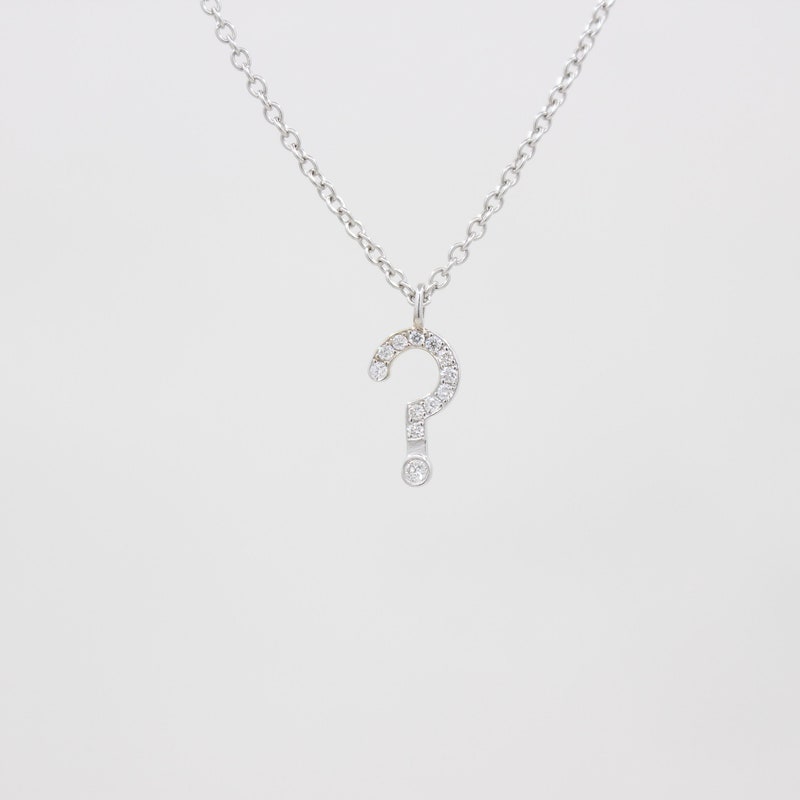 Question Mark Necklace - Etsy UK