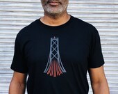 San Francisco Oakland Bay Bridge at Night T-shirt | Etsy