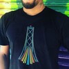 San Francisco Oakland Bay Bridge at Night T-shirt - Etsy