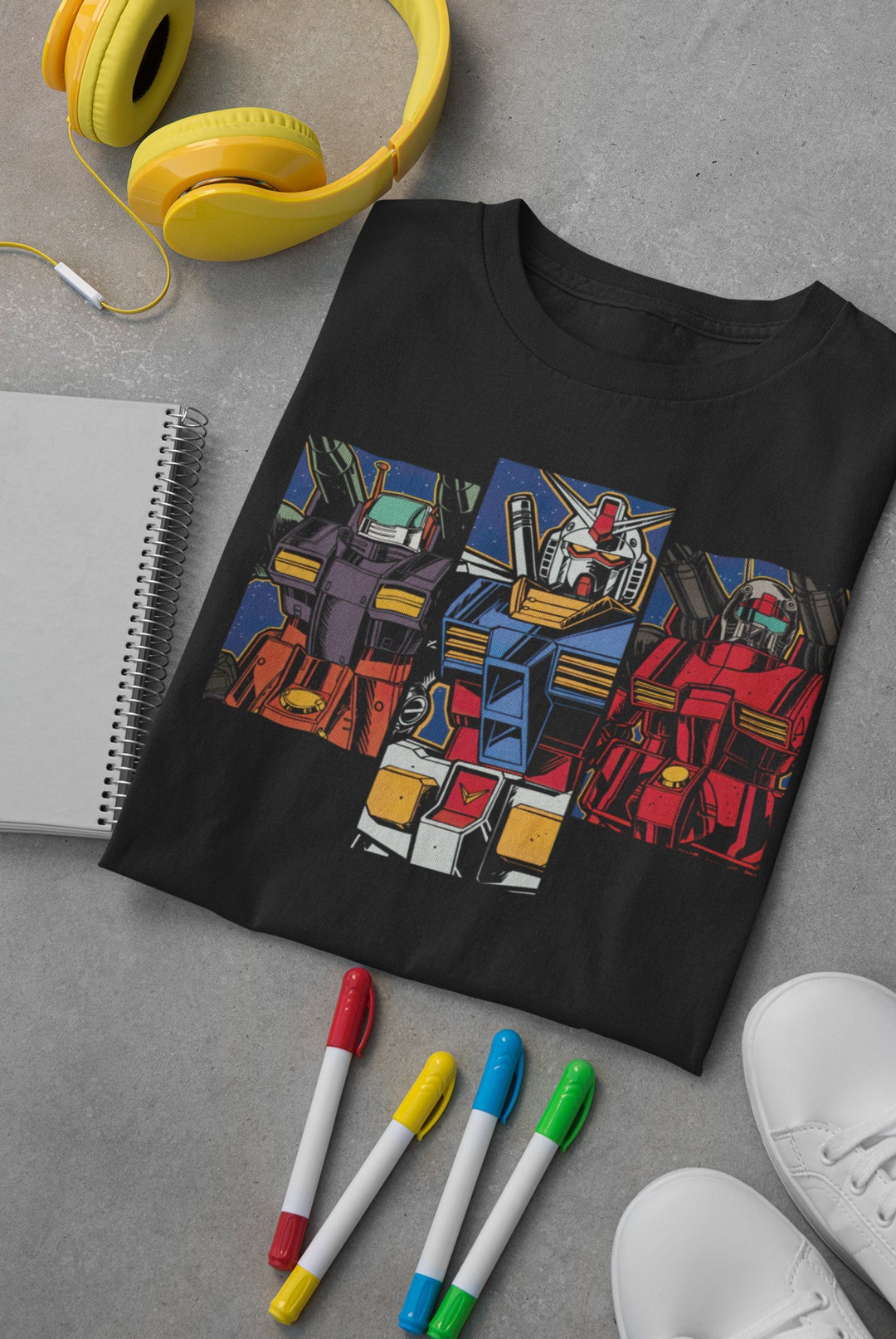 Gundam Tee, Guncannon, Guntank, Classic Gundam - Etsy