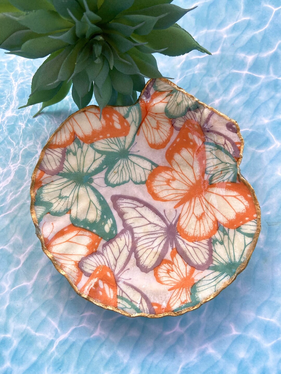 Butterfly Cluster Shell Dish - Etsy