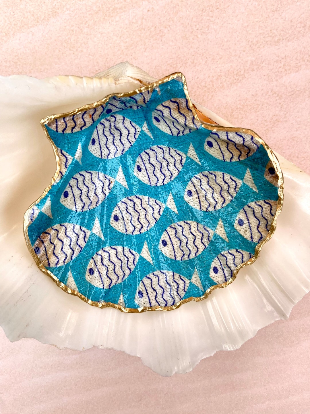 School of Squiggly Fish Shell Dish - Etsy