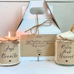 Stress Relief Gift Box, Relaxation Care Package, Stress Relief Spa Gift ...