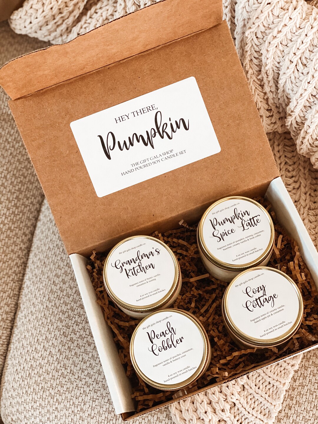 Soy Candle Sample Pack, Set of 4, 4 Oz Candle Sample Pack - Etsy