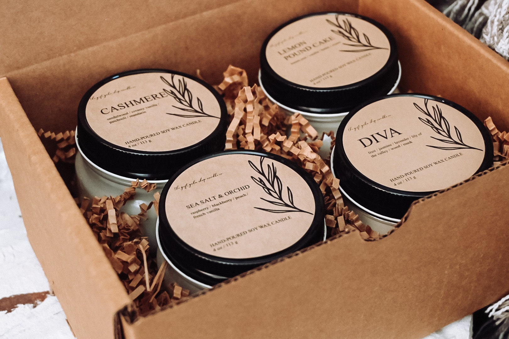 Summer Soy Candle Sample Pack Set of 4 4 Oz Candle Set - Etsy