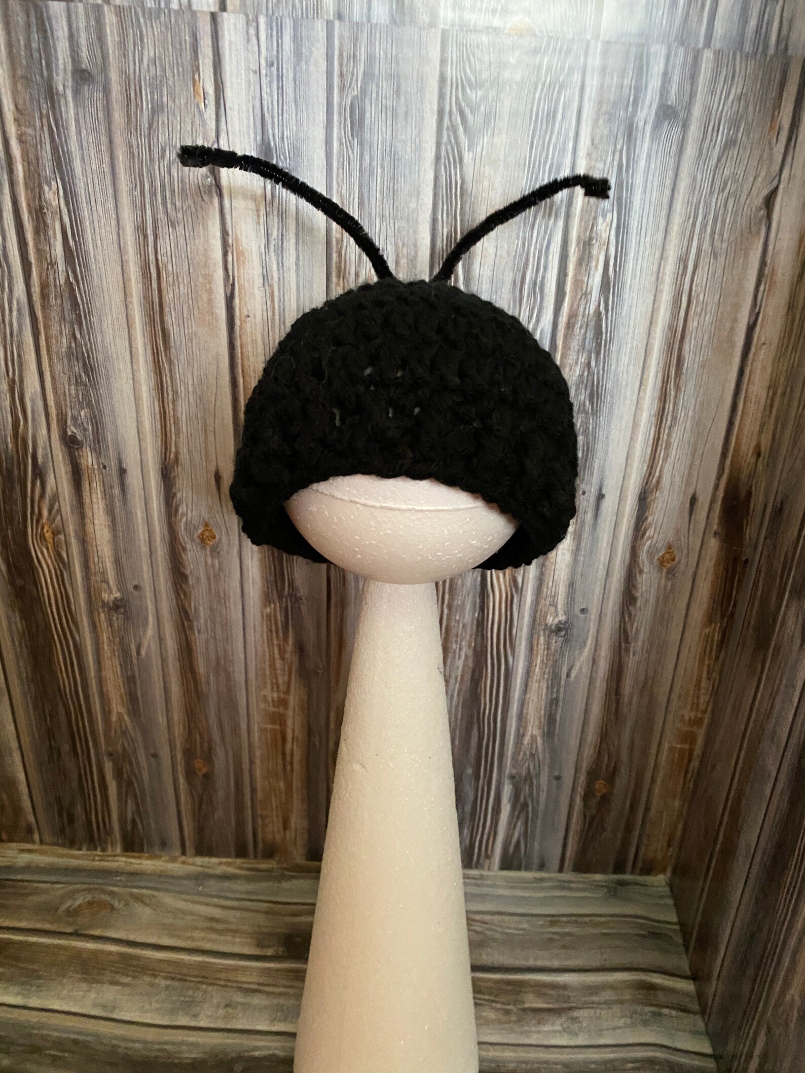 Bug Antenna Hat Beanie. Newborn to Adult Black Beanie. Fast - Etsy