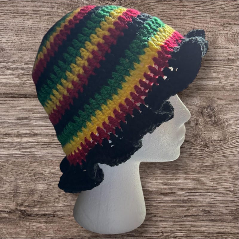 Crochet Bob Marley Hat - Etsy