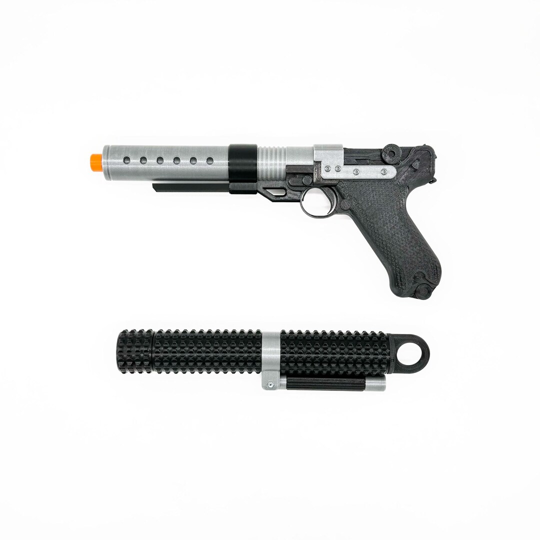 Jyn Erso Blaster and Tonfa / Baton plastic Toy - Etsy