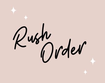 Rush Order Signs - Etsy