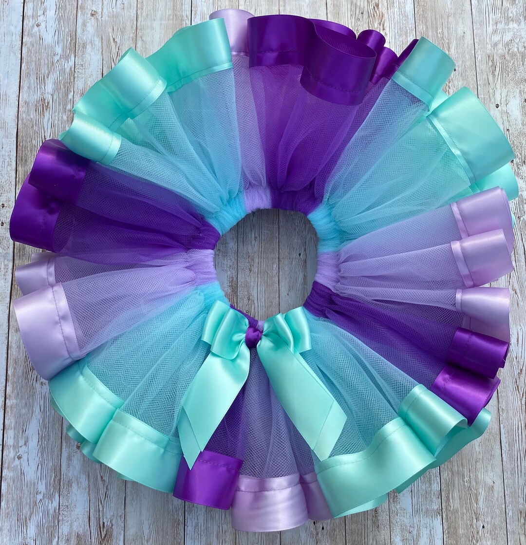 Mermaid Tutu, Mermaid Birthday Tutu,rainbow Tutu, Multicolor Tutu ...