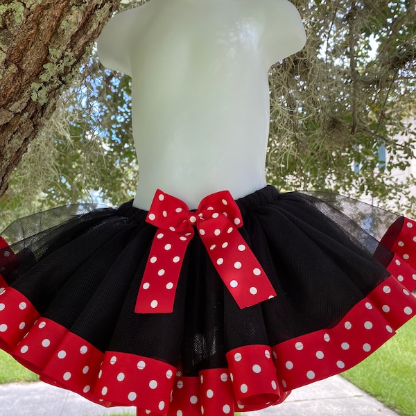 Red and Black Tutu - Etsy