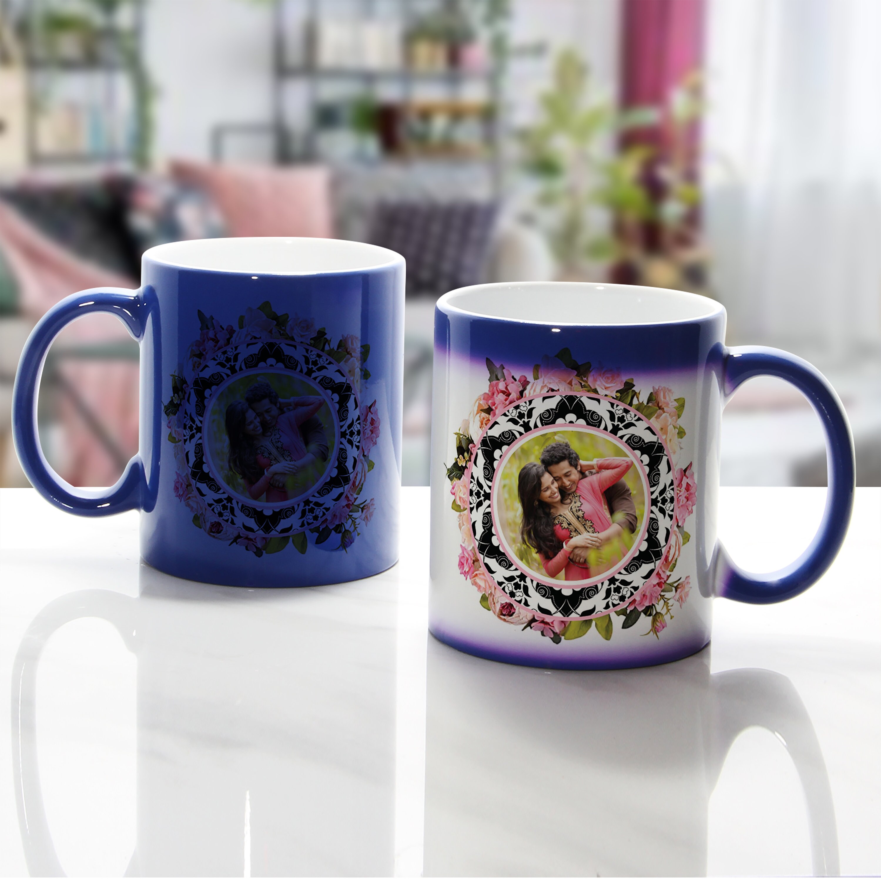 11oz Magic Mug in Black. Color Changing Mug With Heat - Etsy