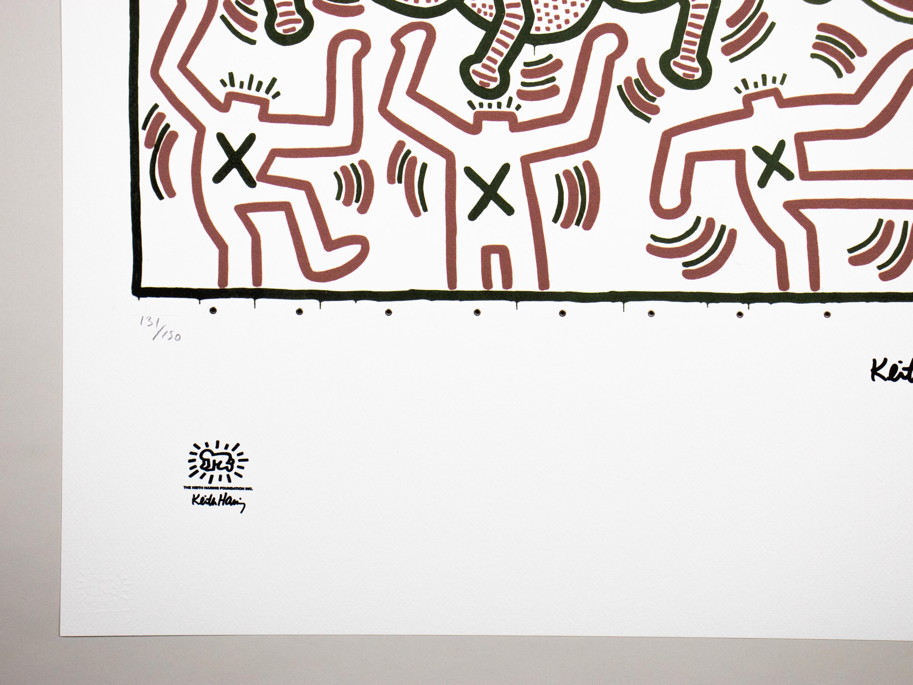 KEITH HARING 1980s Handnumbered Original Lithograph With Keith - Etsy