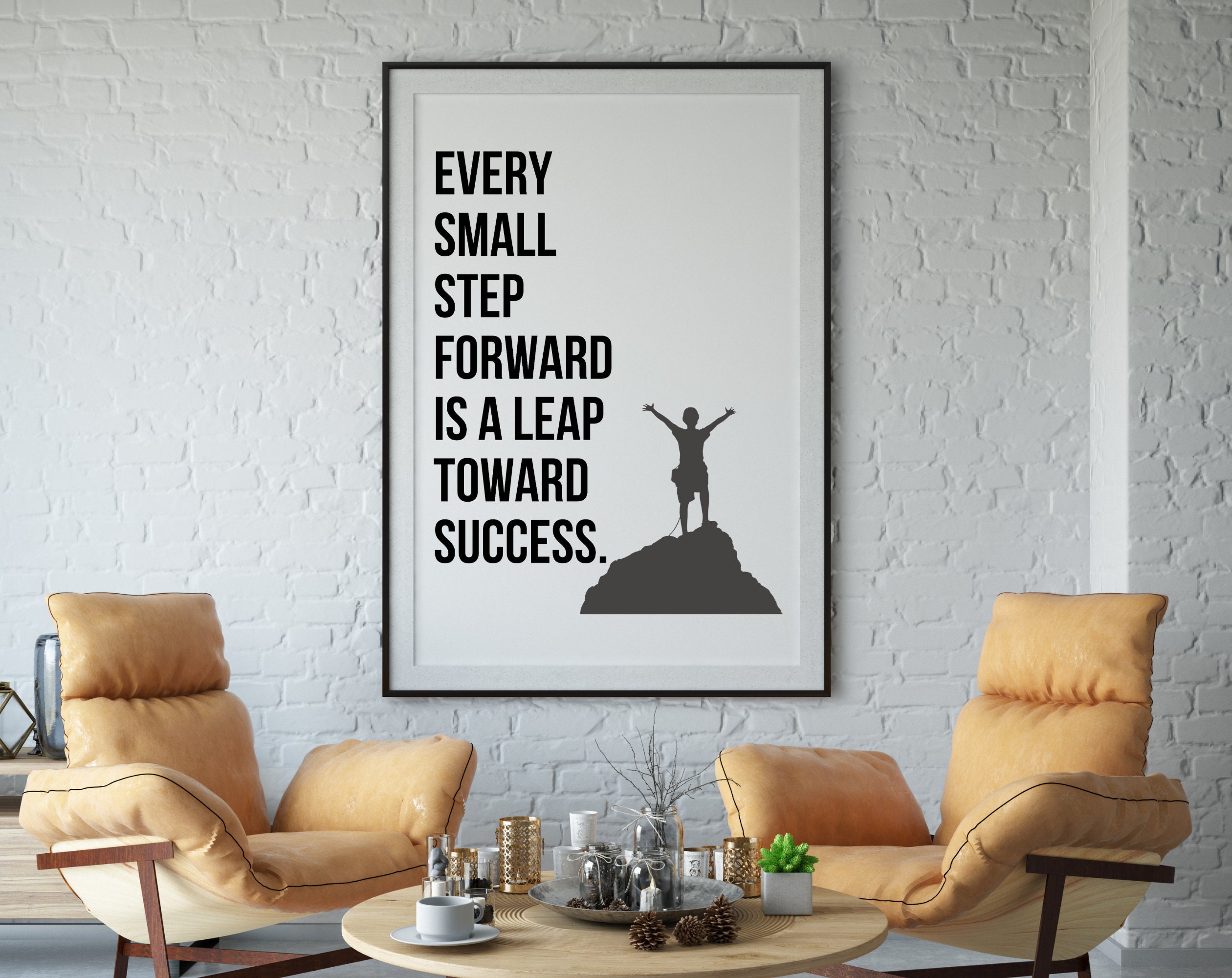 Motivational Poster, Home Office Decor, Digital Prints, Inspirational ...
