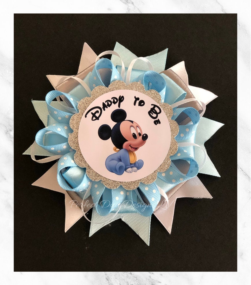 Mickey Mouse Maternity Sash, Baby Mickey Maternity Sash, Baby Shower ...