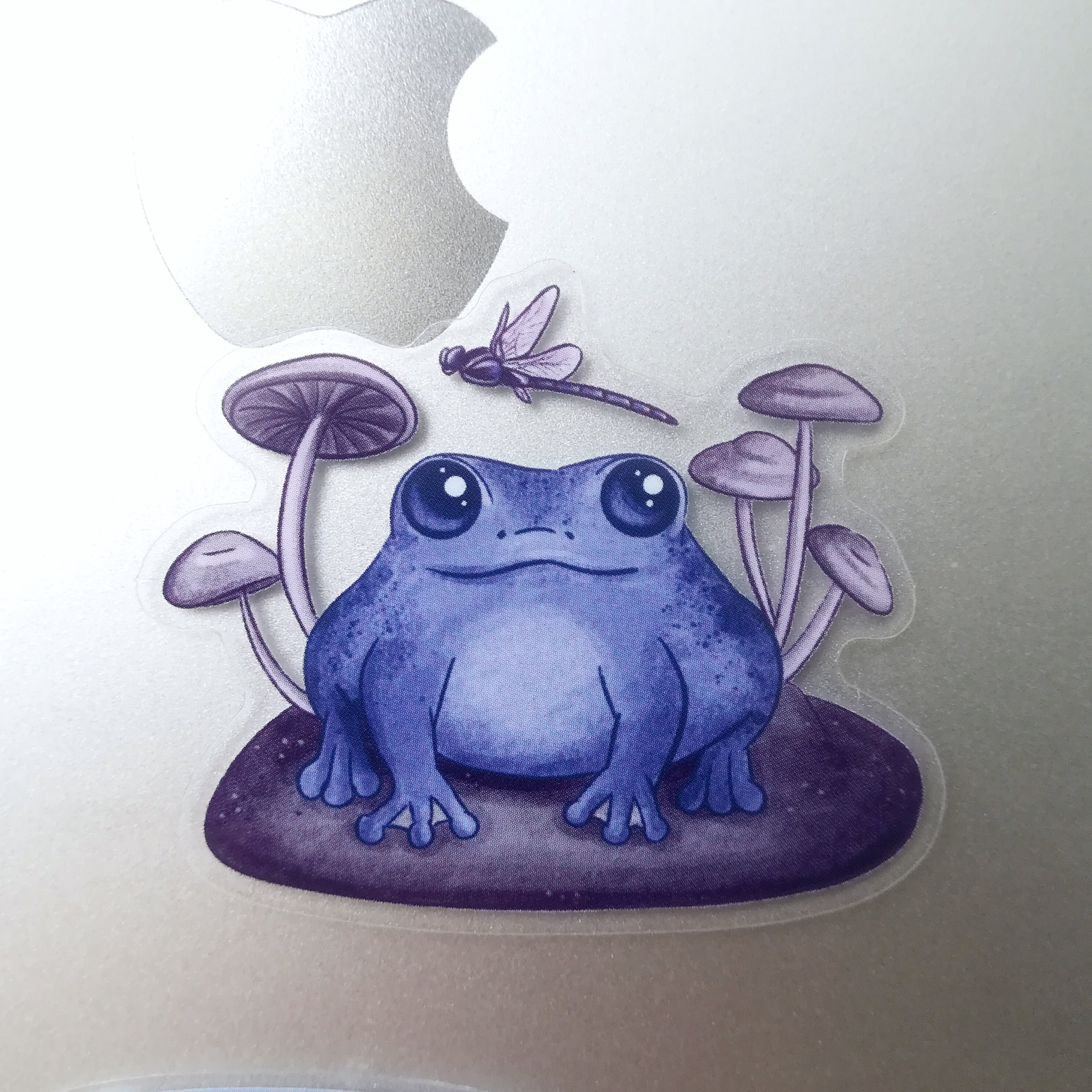 HAPPY FROG Vinyl Sticker Transparent Glossy Waterproof - Etsy