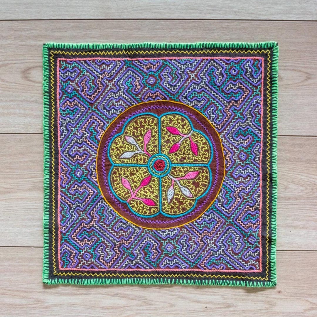 Sacred Shipibo Ayahuasca Tapestry, Altar Cloth, Wall Hanging, Ayahuasca ...