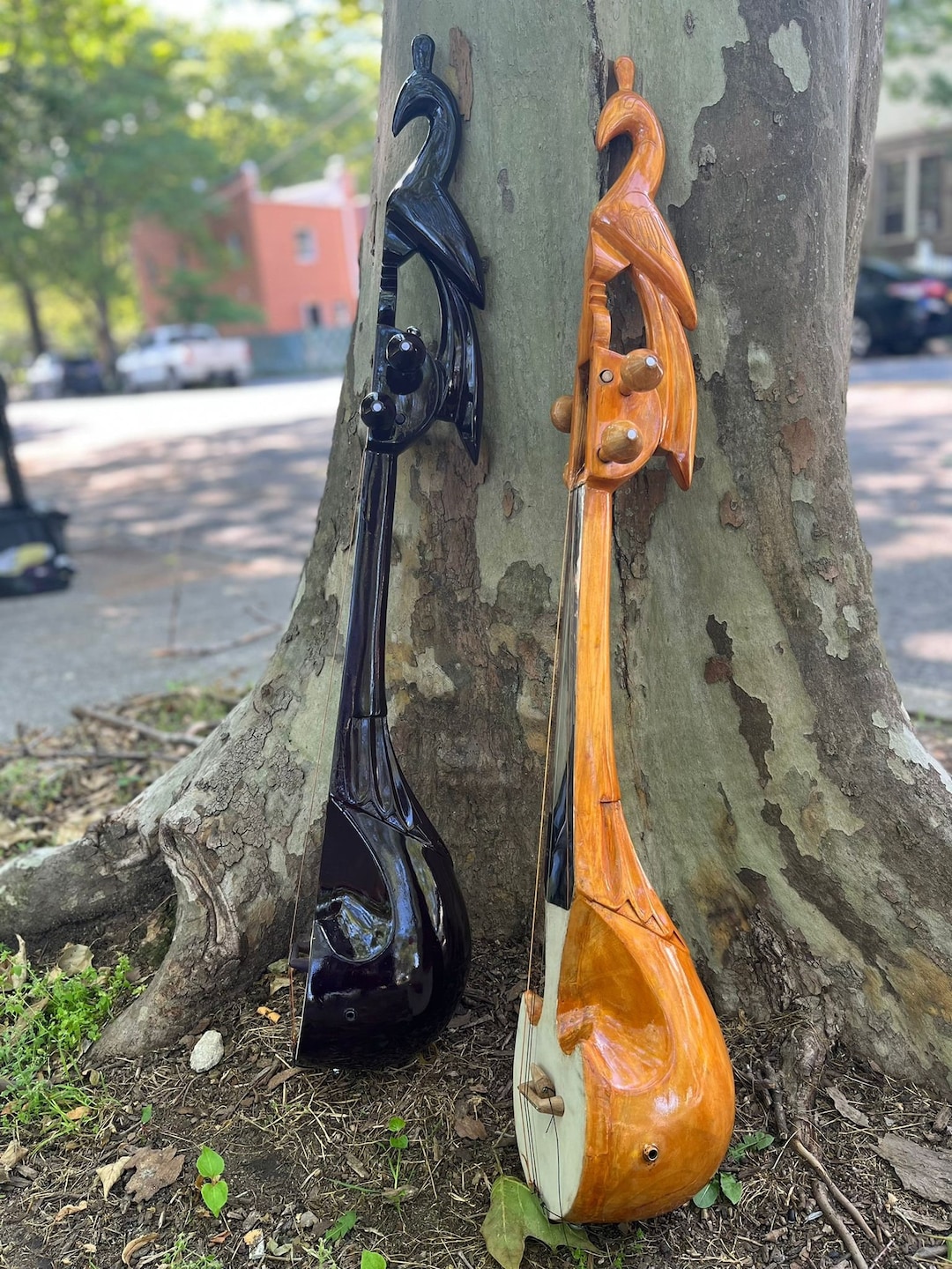 Dotara Carved Wood Instrument 4 String Guitar Bangladeshi - Etsy