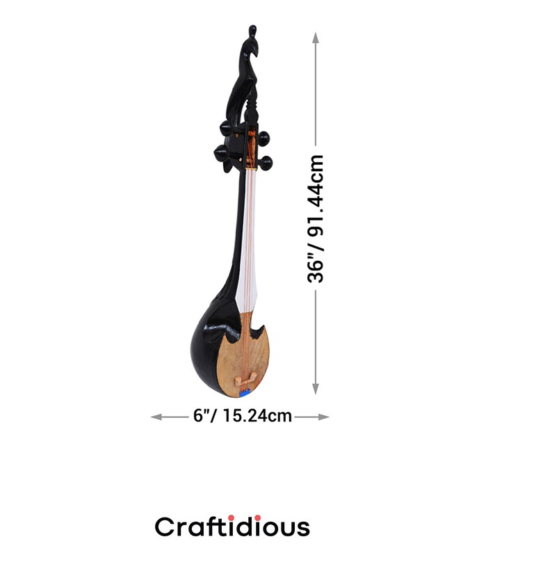 Dotara Carved Wood Instrument 4 String Guitar Bangladeshi - Etsy