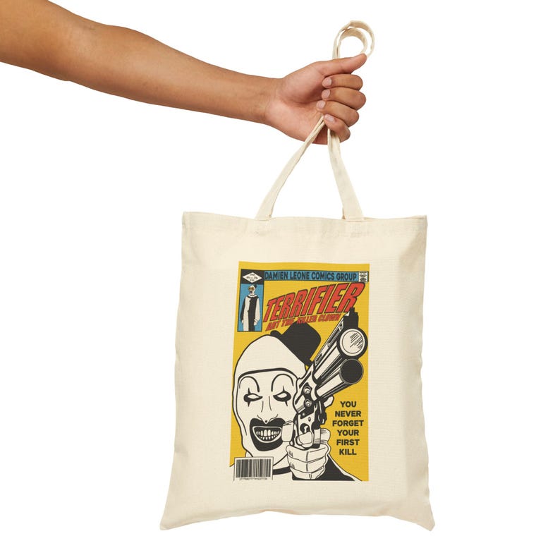 Daredevil Terrifier Art the Clown Cotton Canvas Tote Bag - Etsy