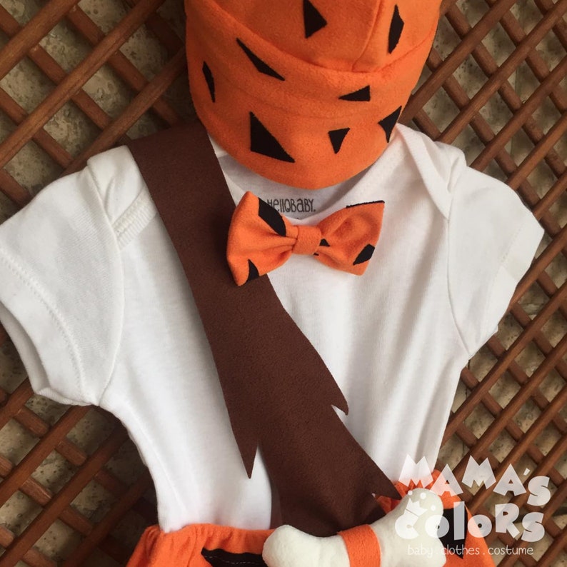 Bamm Bamm Costume for Sweetest Boys, Flintstones Birthday Party Outfit ...