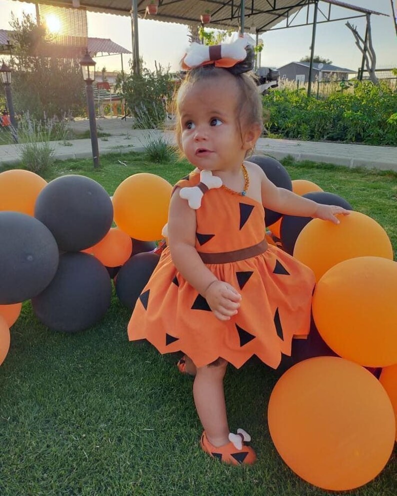 Pebbles Costume for Sweetest Girls Flintstones Birthday Party - Etsy