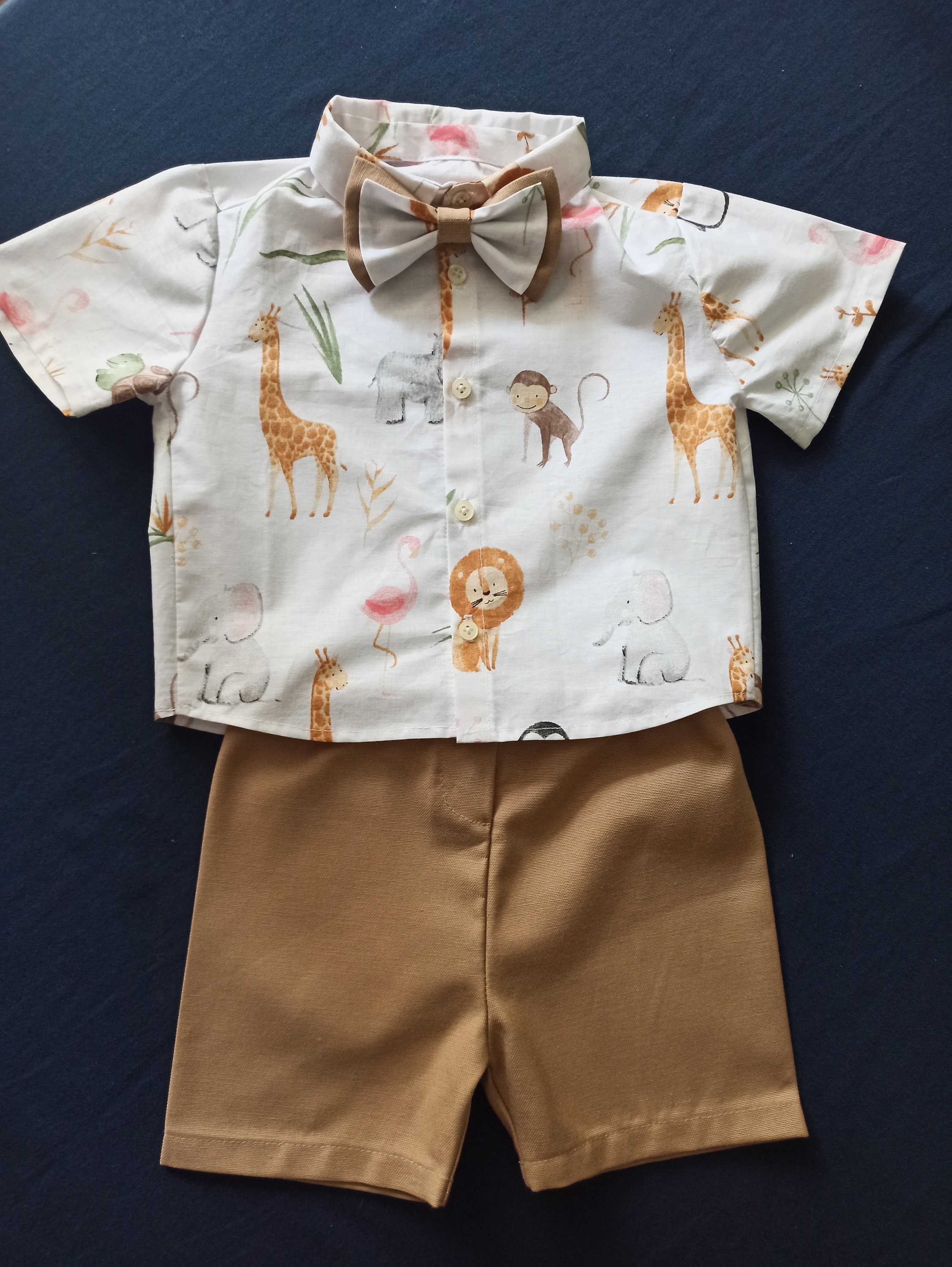 Safari Animals Outfit Safari Animals Shirt & Shorts Outfit - Etsy