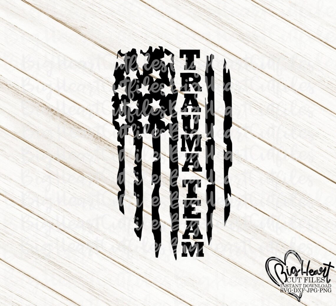 Trauma Team Flag Svg Png Jpg Dxf Emergency Nurse Flag Svg - Etsy Canada