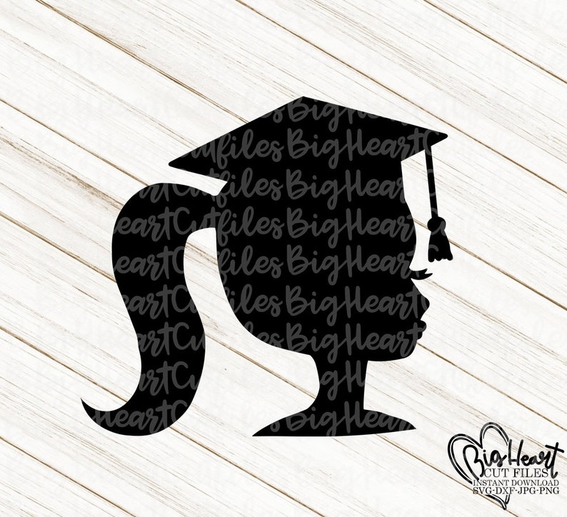 Graduation Head Svg Png Jpg Dxf Graduation Svg Graduated | Etsy