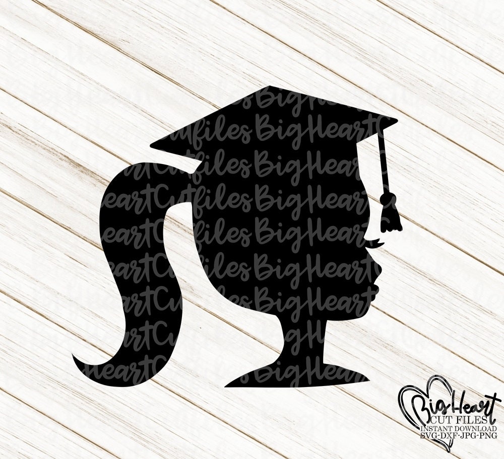 Graduation Head Svg Png Jpg Dxf Graduation Svg Graduated | Etsy