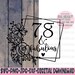 78 and Fabulous Svg, Png, Jpg ,dxf, 78th Birthday Svg, Birhtday Svg, 78 ...
