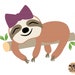 Sloth Svg Png Jpg Dxf Sloth Cut File Mama Sloth Svg Baby - Etsy