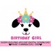 Fox Birthday Girl Svg, Png, Jpg, Dxf, Girl Birthday Design, Girl ...