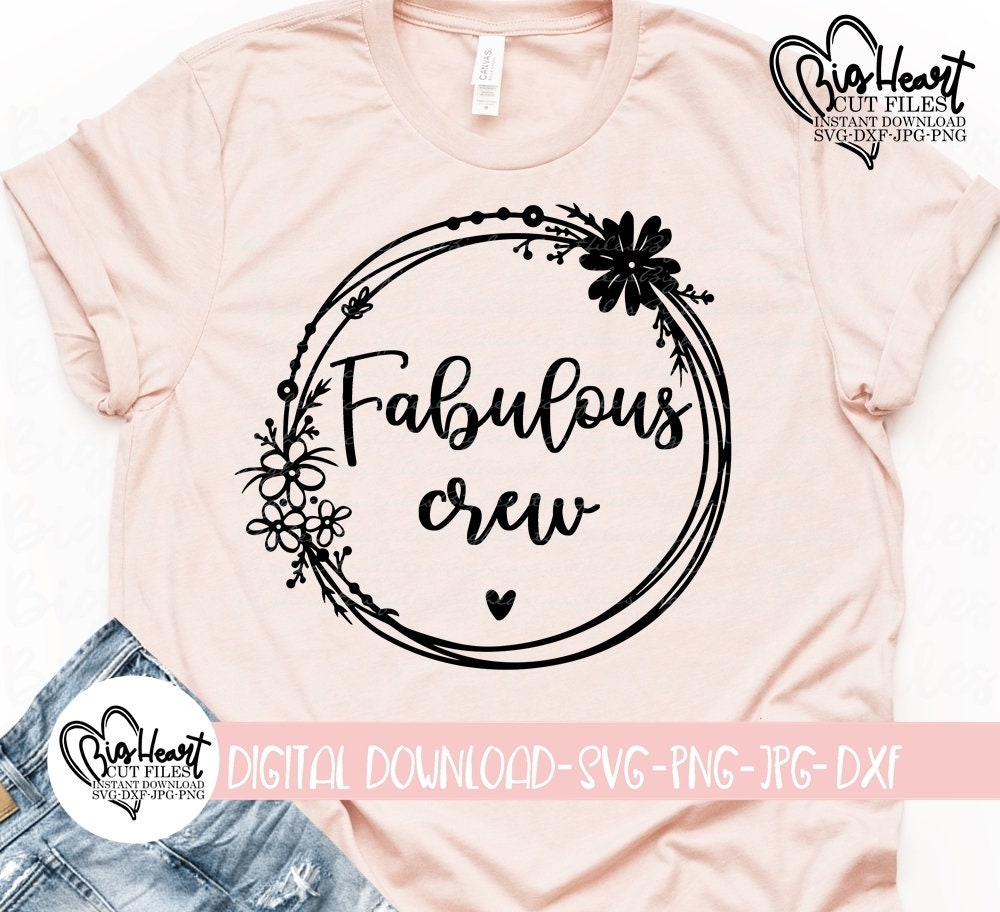 Fabulous Crew Svg Png Jpg dxf Birthday Svg Birhtday Crew - Etsy