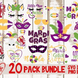 Mardi Gras Svg Bundle, Carnival Svg, Png, Eps, Dxf, Mardi Gras Clipart ...
