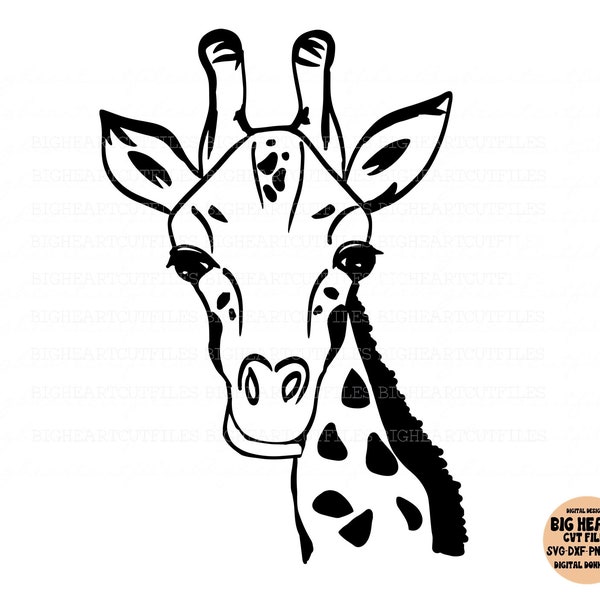 Cute Giraffe Svg - Etsy