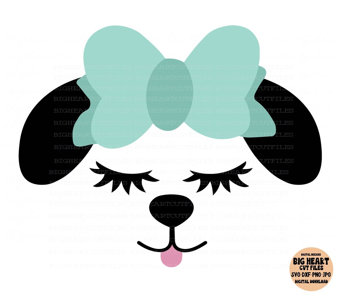 Puppy Svg, Png, Jpg, Dxf, Puppy Cut Files, Puppy Face Svg, Dog Svg ...