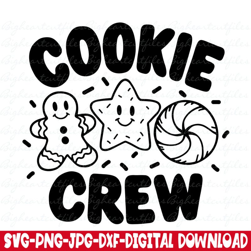 Cookie Crew Svg - Etsy