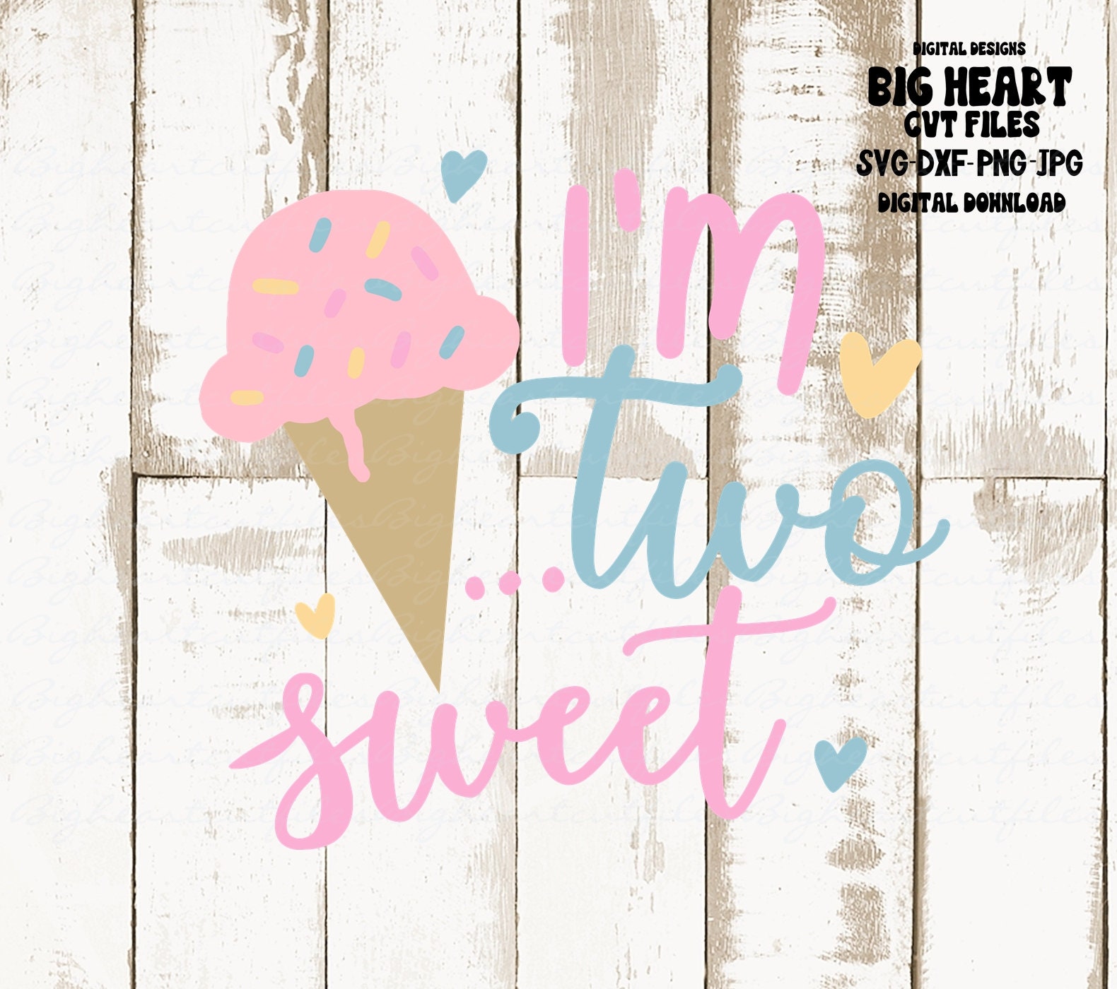 I'm Two Sweet Svg 2nd Birthday Svg Png Jpg Dxf 2nd - Etsy Australia