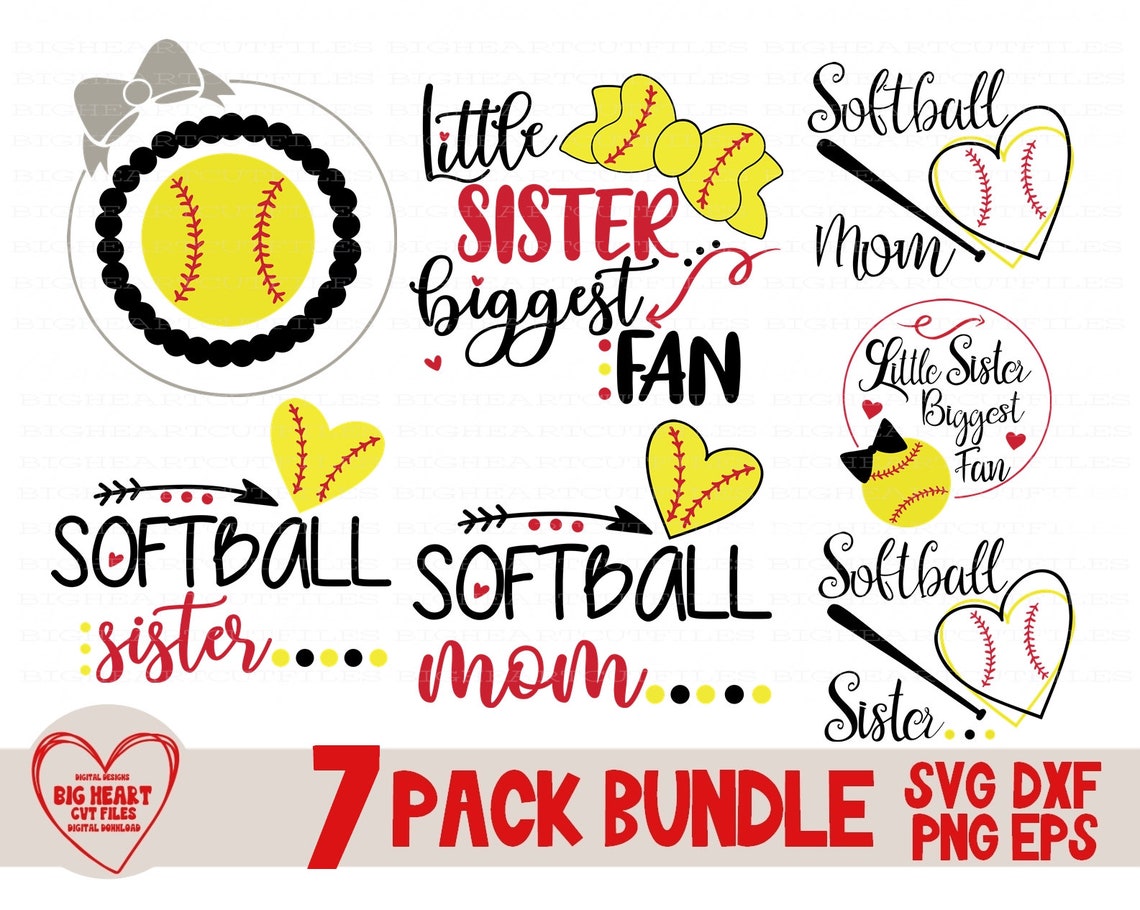 Softball Svg Bundle Softball Svg Softball Png Softball Dxf - Etsy