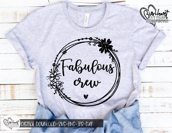 Fabulous Crew Svg Png Jpg dxf Birthday Svg Birhtday Crew - Etsy