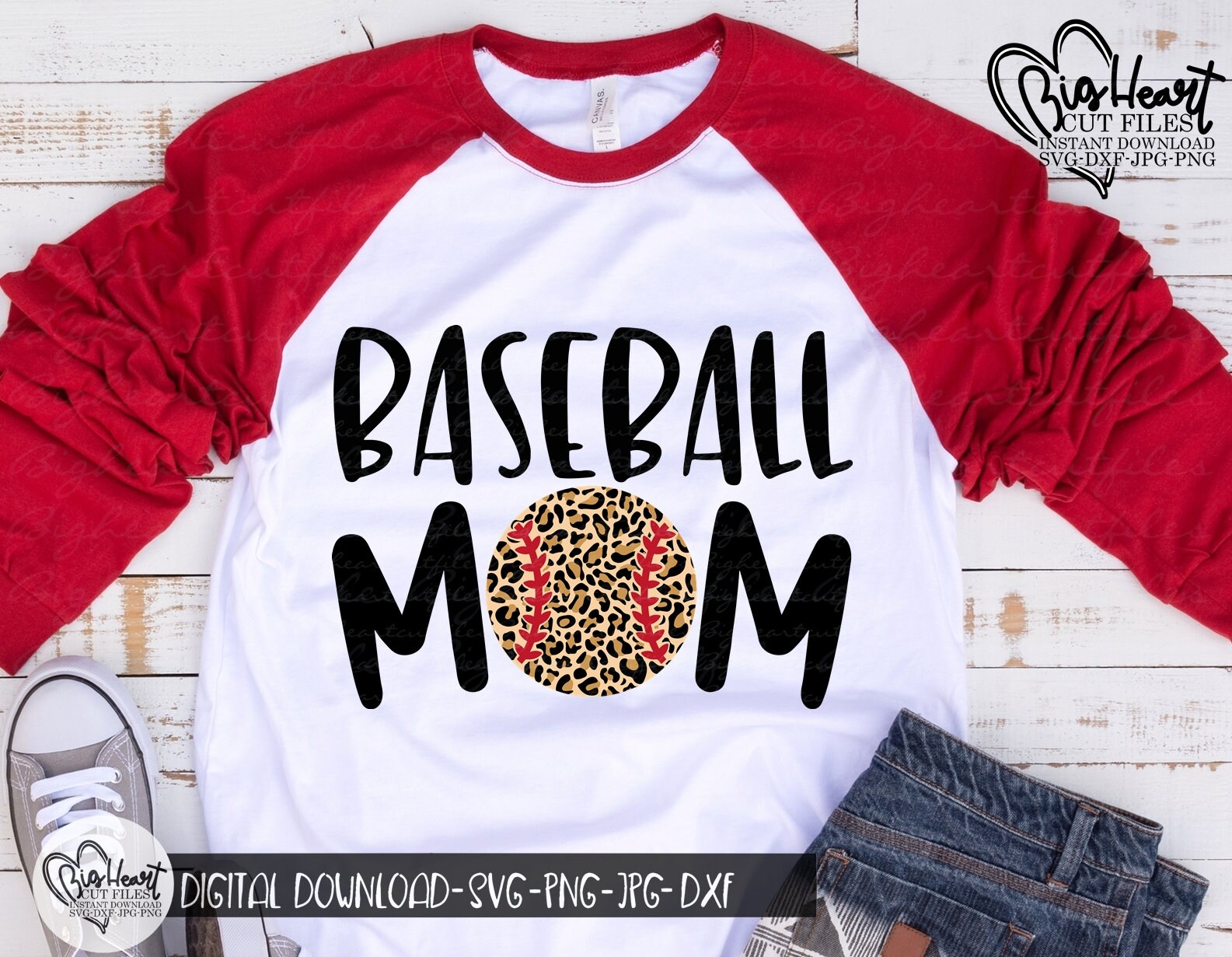 Leopard Baseball Mom Svg Png Jpg Dxf Baseball Mom Cut - Etsy