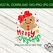 Gingerbread Girl Santa Sack Svg, Png, Jpg, Dxf, Gingerbread Svg, Santa ...